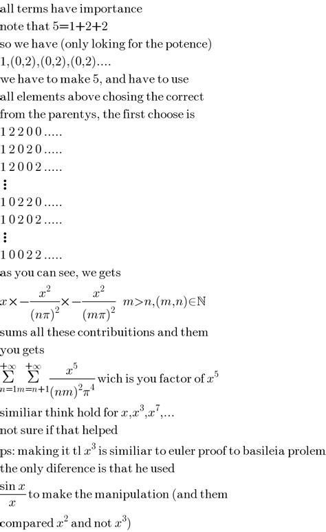 Prove That I 2 Pi 2 6 Ii 4 Pi 4 90 Tinku Tara