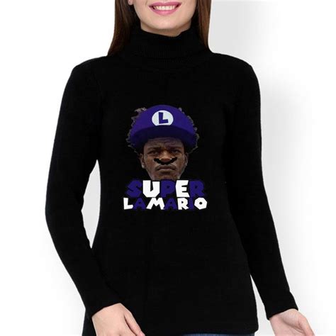 Baltimore Ravens Lamar Jackson Super Lamario Shirt Hoodie Sweater