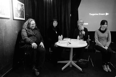 Members Of German Music Group Tangerine Dream At The Presentation Of A