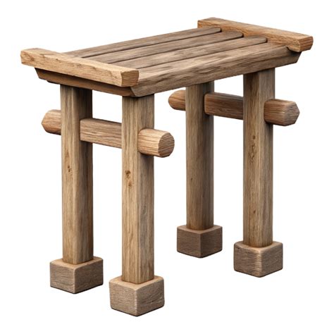 Stunning Modern Wooden Beams Structure Isolated Professional 57726052 Png