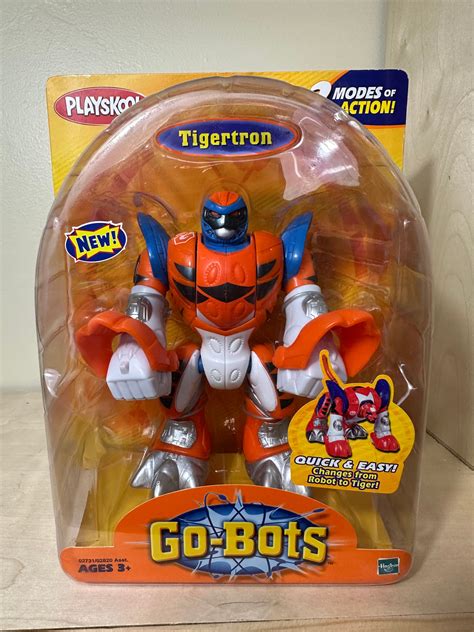 Transformers Go Bots Tigertron Moc 2003 Action Figure Toy Mikes Vintage Toys