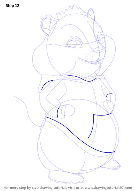 How To Draw Theodore From Alvin And The Chipmunks Alvin And The