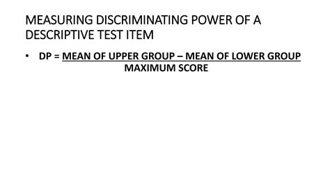 Test Item Analysis Pptx