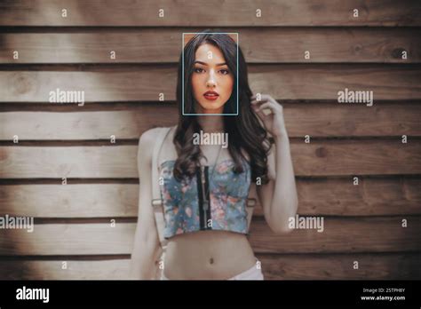 Face Recognition In Photography Using Artificial Intelligence Stock