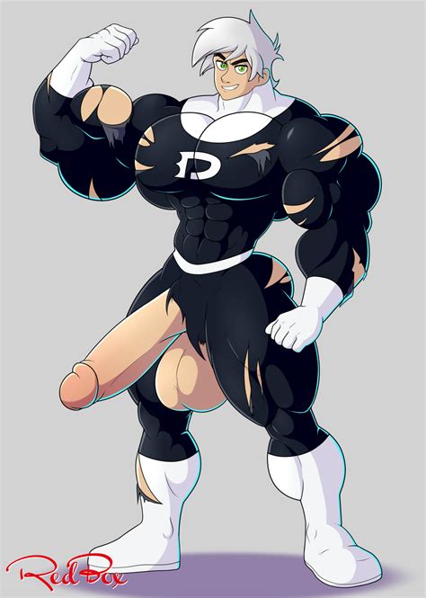Rule 34 Aged Up Alternate Version Big Balls Big Penis Danny Fenton Danny Phantom Flexing Grey