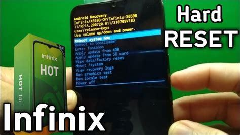 Hard Reset Infinix Hot I Youtube