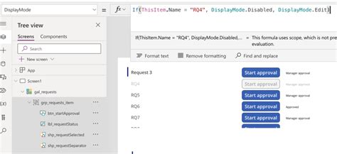 How To Disable Specific Item In Powerapps Gallery