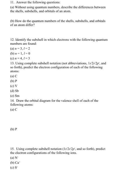 Solved Answer The Following Questions A Without Using Chegg