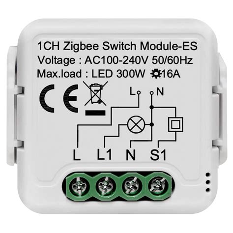 Tuya 1ch Zigbee Switch Module Es Sml 01z Es 16a Zigbee Compatibility