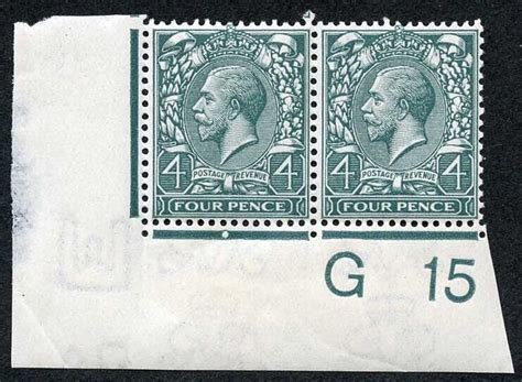 4d R Cypher Control G15 I Stamps Are U M Mounted In The Margin Great Britain Stamp Hipstamp
