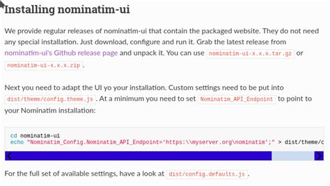 Configthemejs Not Read Nominatim 401 Nominatim Ui 326 · Issue