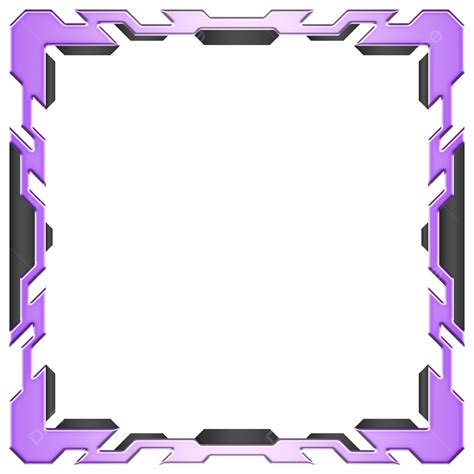 Attractive Square Shape Stream Overlay Border Stream Overlay Square Border Webcam Overlay Png