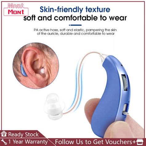 Hearing Aid Amplifier For Adult Senior Original Usb Rechargeable