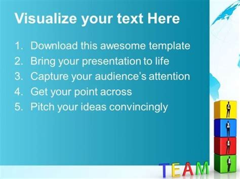 Business Blocks Teamwork Powerpoint Templates And Powerpoint Themes 0712