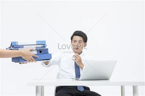 비즈니스 남자 작업 폴더 사진 무료 다운로드 Lovepik