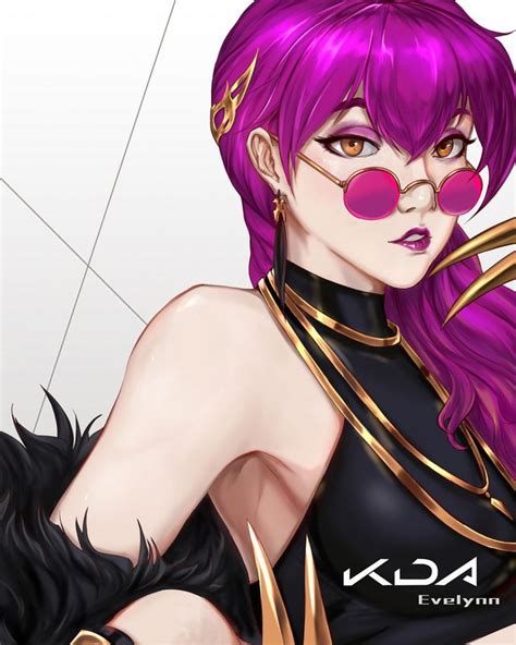 Kda Evelynn By Fragments 2 Hd Wallpaper Background Fan Art Artwork