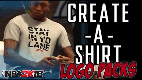 Nba 2k18 Logo Pack For Custom T Shirt Creation All Consoles Youtube