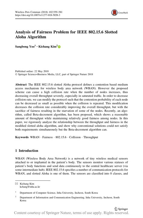 Analysis Of Fairness Problem For Ieee 802156 Slotted Aloha Algorithm