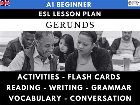 Gerund Esl Lesson Plan A1 Beginner Teaching Resources