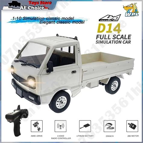 Wpl D14 D12 Mini Rc Car 116 Scale Electric Suzuki Minivan Drift Remote