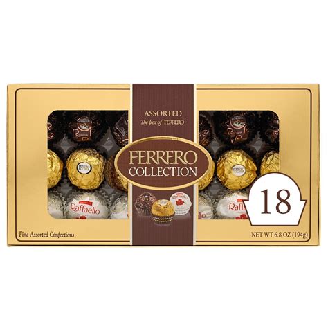 Ferrero Rocher Collection Fine Hazelnut Milk Chocolates