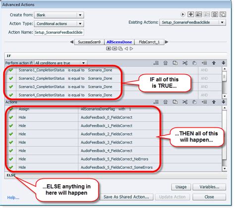 Using Conditional Actions In Adobe Captivate Infosemantics Pty Ltd