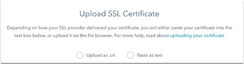 Add A Custom Ssl Certificate To Your Account