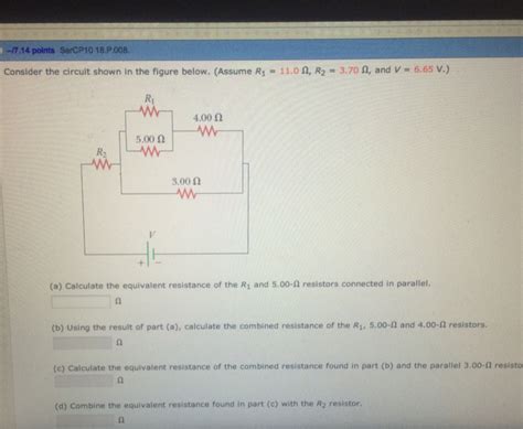 Solved 7 14 Points Sercp10 18 P 008 Consider The Circuit