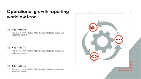 Operational Growth Reporting Workflow Icon Mockup Pdf