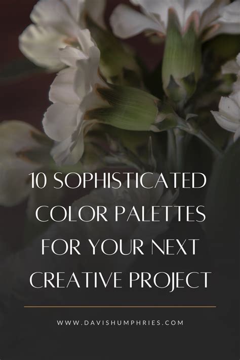 10 Sophisticated Color Palettes For Your Next Creative Project With Hex Codes — Davis 10 Sophisticated Color Palettes For Your Next Creative Project With Hex Codes — Davis