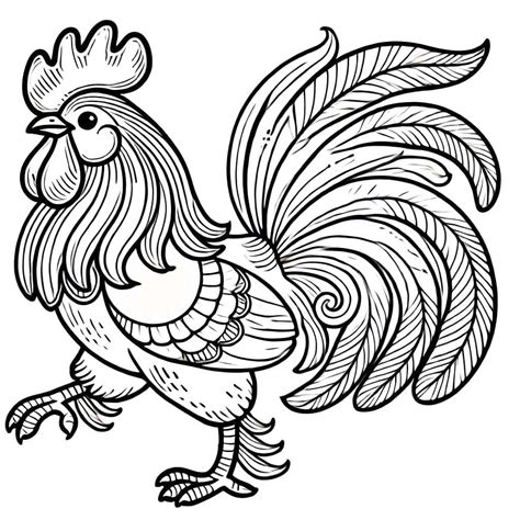 Ausmalbilder Hahn Coloringlib Com Kostenlos Malvorlagen Zum Ausdrucken