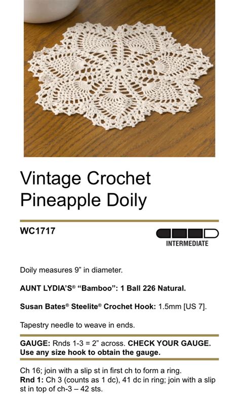 21 Free Crochet Doily Patterns Beginner To Advanced Designs Free