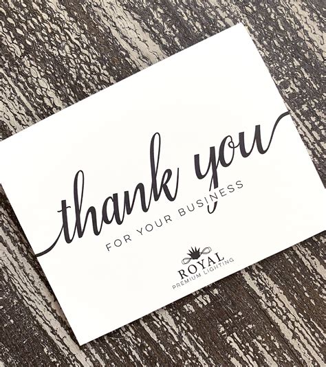 Business Thank You Card