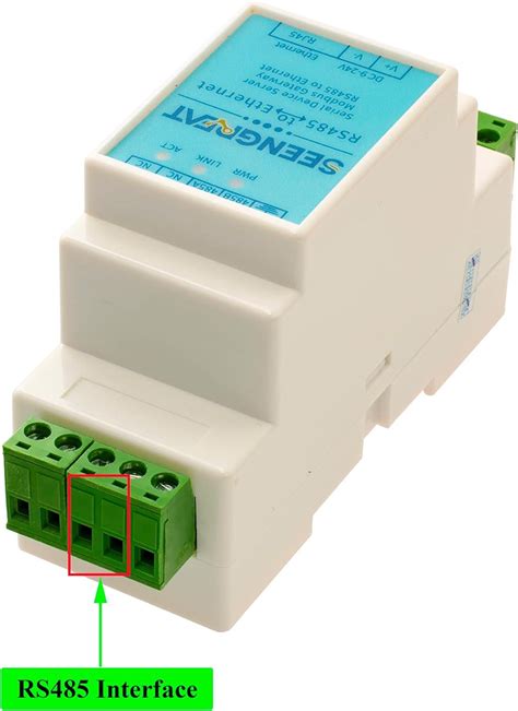 Xicoolee RS To RJ Ethernet Module Rail Mounted Converter For Modbus Gateway