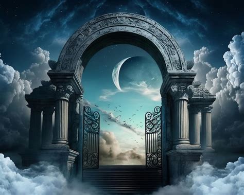 Premium Ai Image Heavens Gate To Heaven Generative Artificial Intelligence
