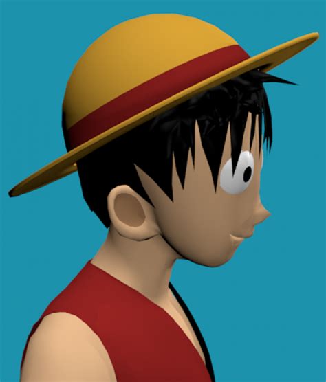 Luffy Free 3d Model Obj Blend Free3d
