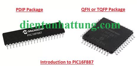 Pic16F887 DÁN SMD VI ĐIỀU KHIỂN HỌ PIC CỦA MICROCHIP