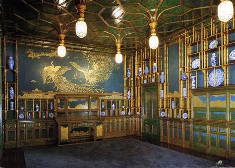 Postcard Whistler Peacock Room Freer Gallery Peacock Room Freer