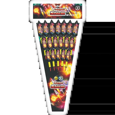 High Quality 3 Stage Nuclear Strobe Rocket Firework From Chinese Fireworks Factory Mcfireworks