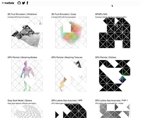 Github Mattatz Mattatz Github Io Webgl And Unity Sketches