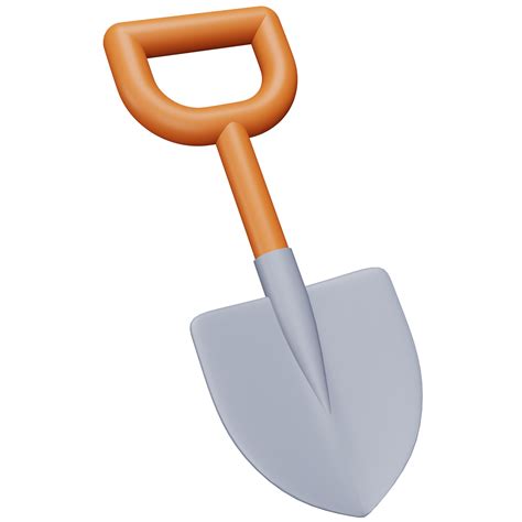 Shovel 3d Rendering Isometric Icon 13363927 Png