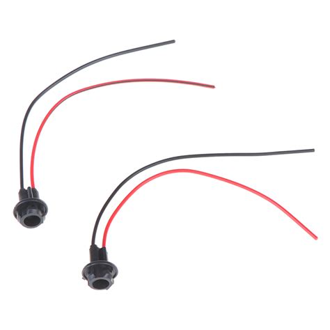 2pcs Light Bulb Socket T10 W5w Soft Rubber Light Bulb Socket Lamp