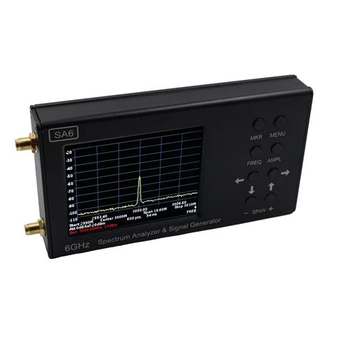 6ghz Portable Sa6 Spectrum Analyzer And Signal Generator 3 2 Inch Touch