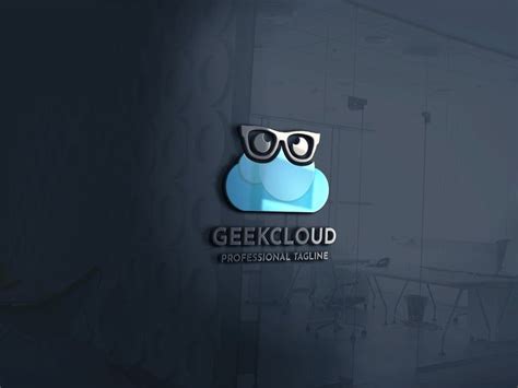 Geek Cloud Logo Template