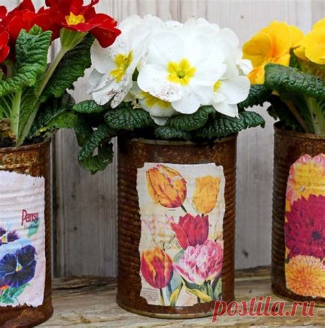 Горшок для цветов своими руками — 5 весенних проектов Креаликум Своими руками Мастер классы