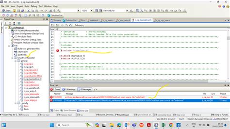 Missing Source File Error Forum Rh850 And Rl78fx Mcu Renesas Engineering Community