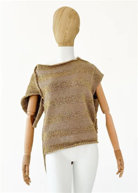 Vintage Comme Des Garcons Metallic Knit Top Raleigh Vintage