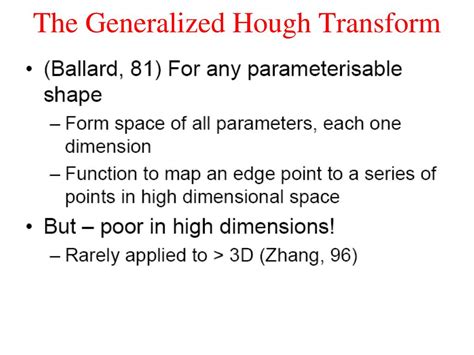 Ppt Generalized Hough Transform Powerpoint Presentation Free Download Id6599555