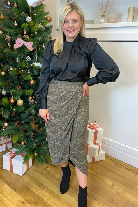 Lorrie Lurex Skirt The Dresser Boutique Banbridge Northern Ireland