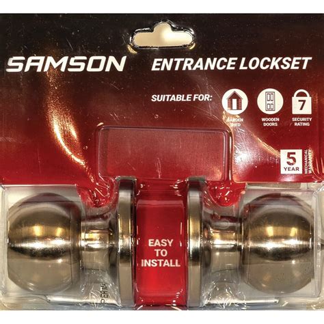 Samson Lock Set Entr Ball Knob Ss Cashbuild